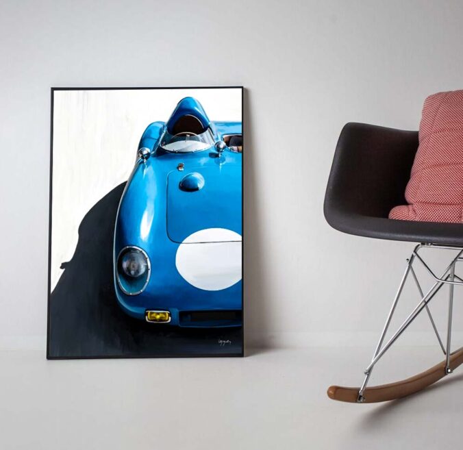 Pierre Ferry 750 Sport 1955 – art print tableau - Philippe Lepape